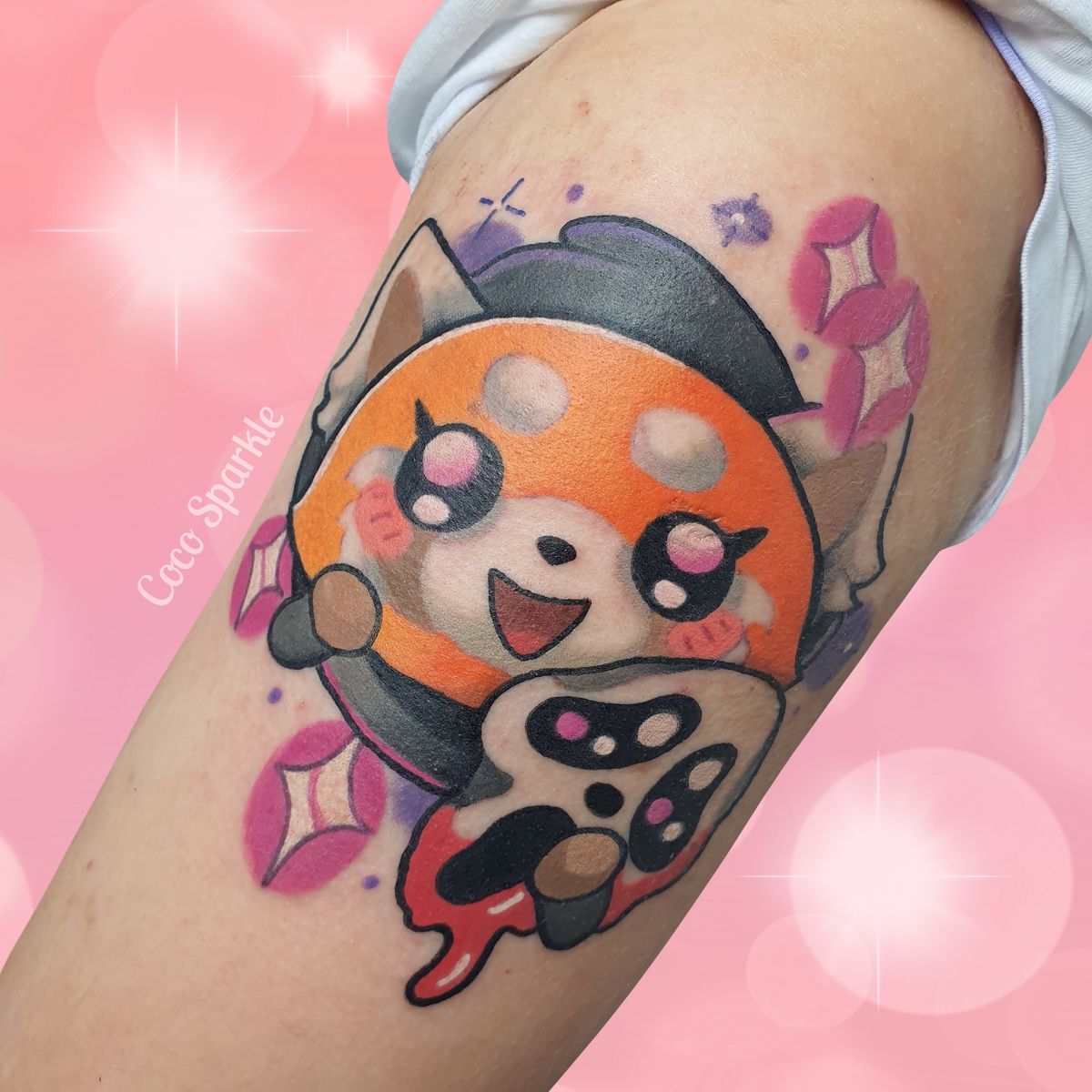 Tattoo uploaded by Coco Sparkle Ink • #halloween #aggretsuko #retsuko # ...