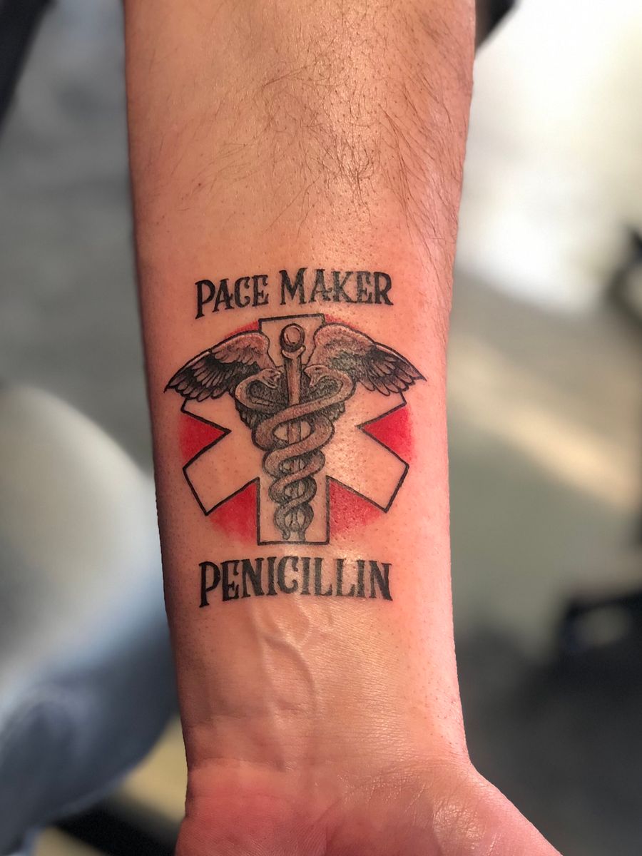 Tattoo uploaded by Mark Zammit • Medical alert • Tattoodo