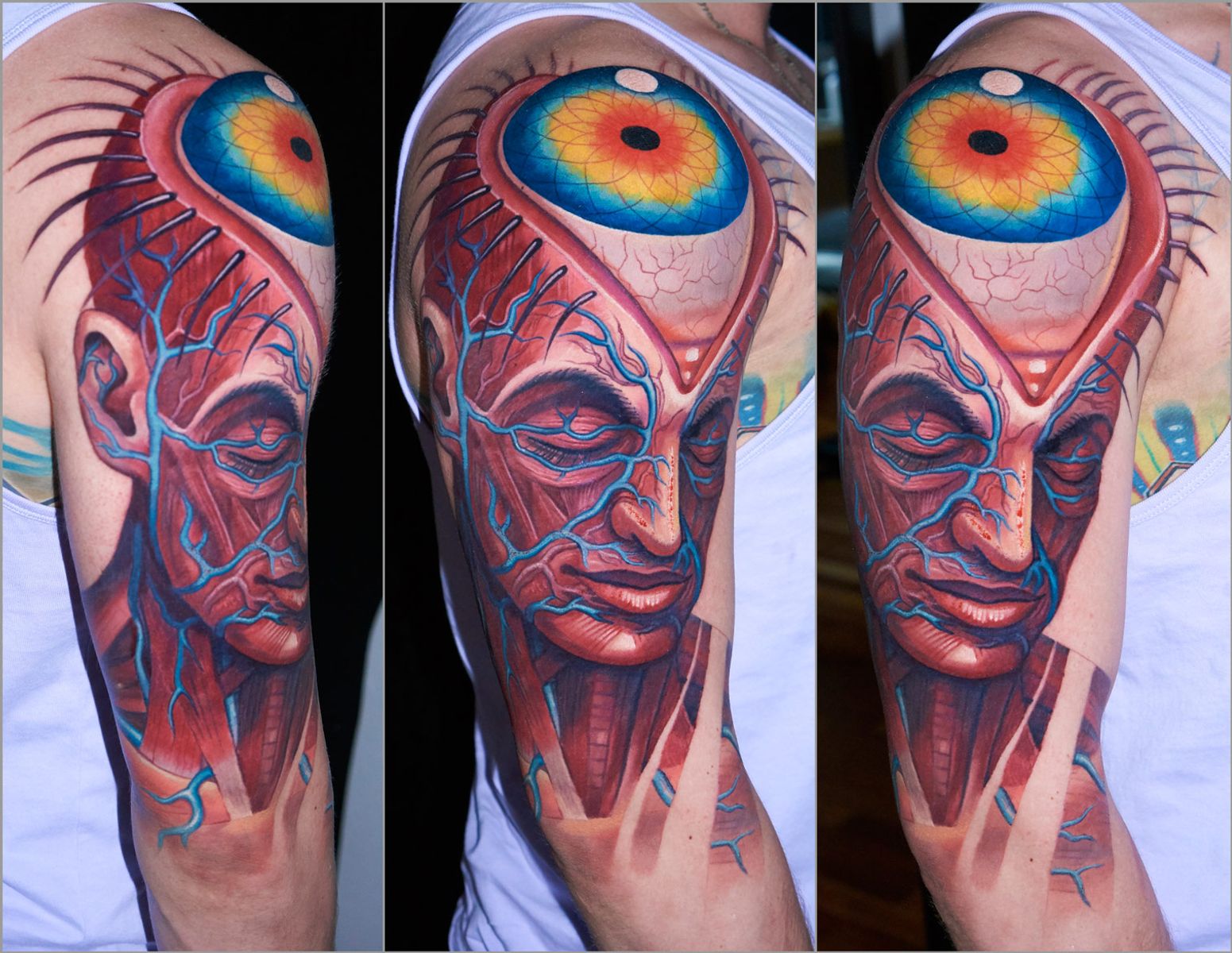 Tattoo Uploaded By Al Minz 2 Sessions Based On Alex Grey s Painting Tattoo Uploaded By Al Minz 2 Sessions Based On Alex Grey s Painting