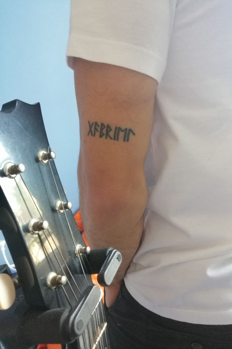 Tattoo uploaded by Raf • Elder Futhark Runes #futhark #elderfuthark # ...