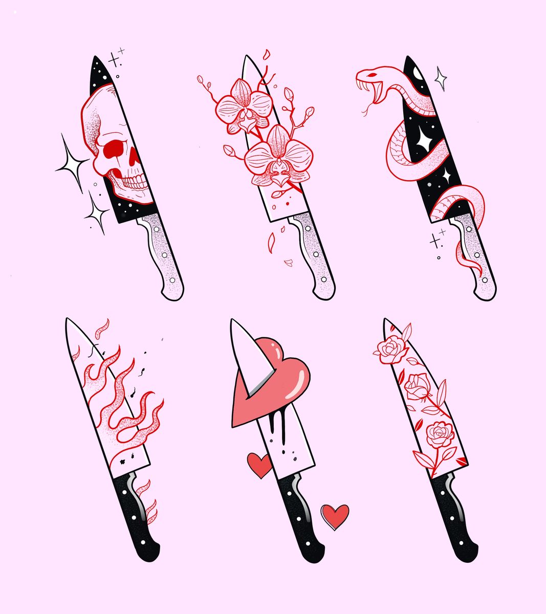 Tattoo uploaded by Galen Bryce ( aka Drip Skull) • Knife Flash • Tattoodo