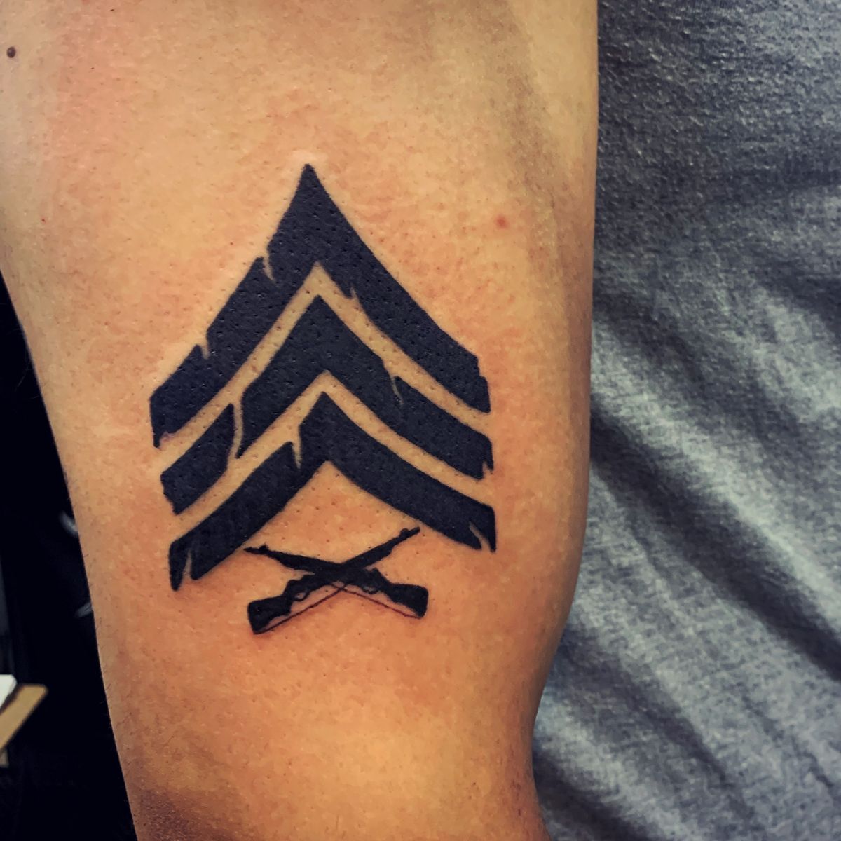 Tattoo uploaded by Jordan K • Marine Sgt tattoo • Tattoodo