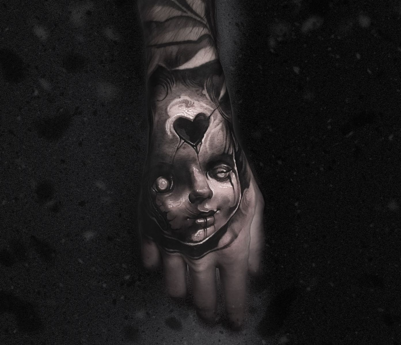 Tattoo uploaded by Orfen Tattoo • Hated // #darkrealism #handtattoo ...