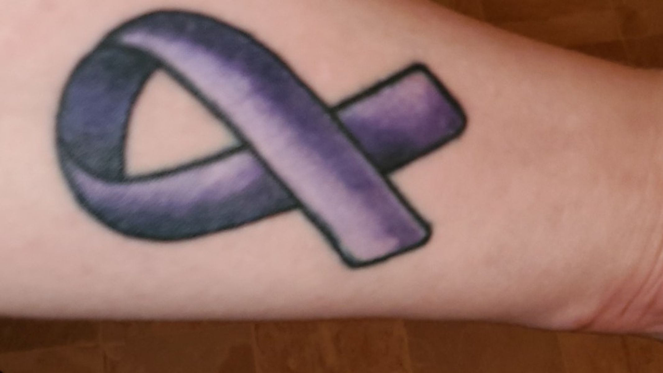 Tattoo uploaded by Michael moore • NF1 Awearness Ribbon • Tattoodo