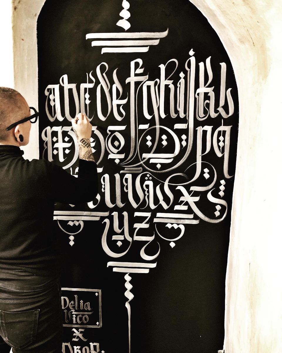 Tattoo uploaded by DELIA VICO • Freehand lettering #lettering # ...