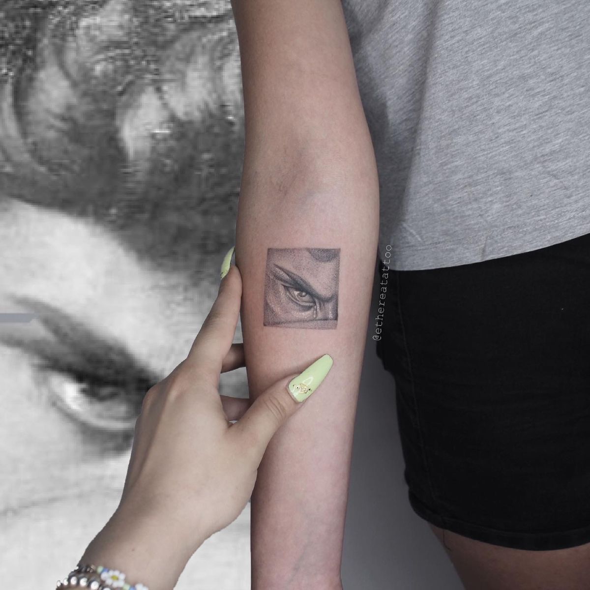 Tattoo uploaded by @ethereatattoo • Fallen angel, Cabanel, fineline ...