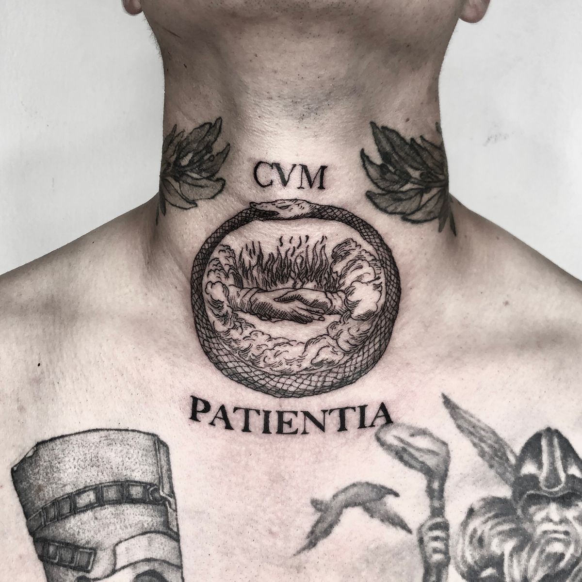 Tattoo uploaded by Il Satiro • Cvm Patientia • Tattoodo