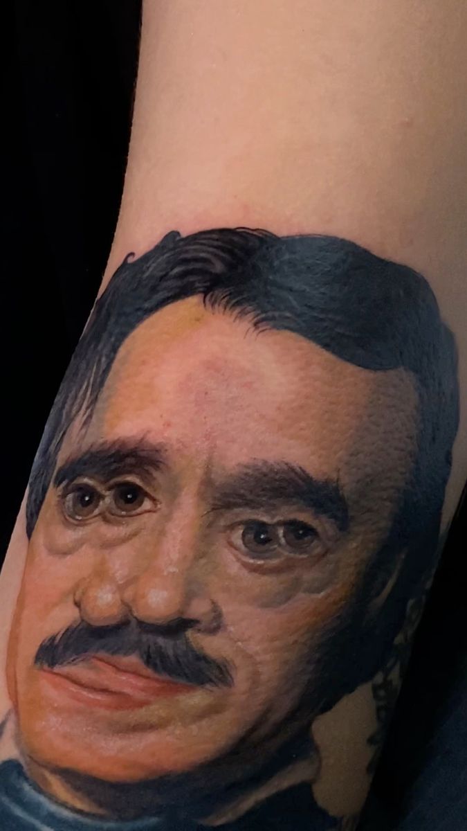Tattoo uploaded by Vermillion • Telltale Edgar Allan Poe 7.5 hours in ...