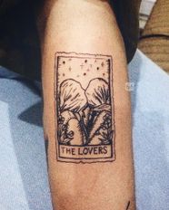 Top 71 Minimalist The Lovers Tarot Card Tattoo In cdgdbentre