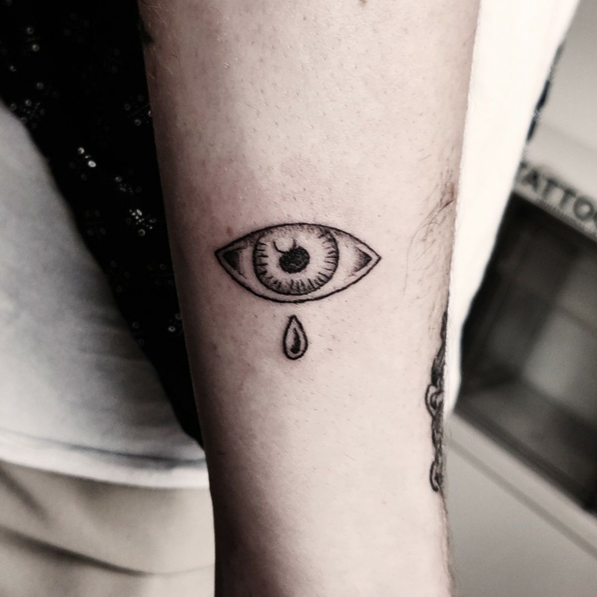 Tattoo uploaded by Denial Design • Tear and Eye • 1598252 • Tattoodo
