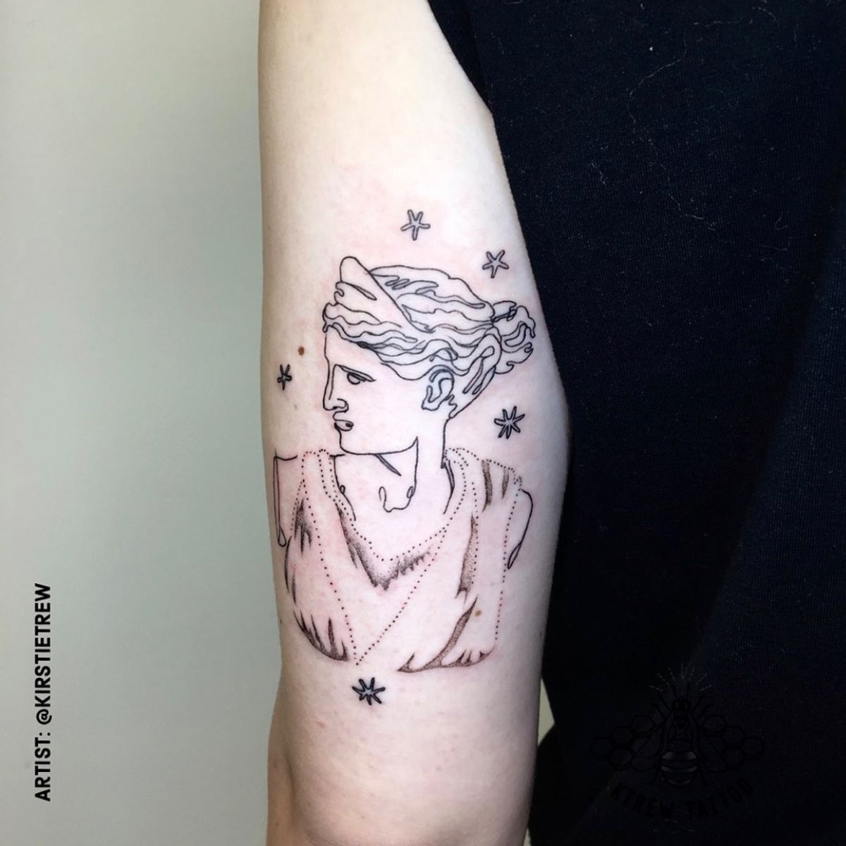 Tattoo uploaded by Kirstie Trew • Ancient Greek Goddess Diana Tattoo by ...