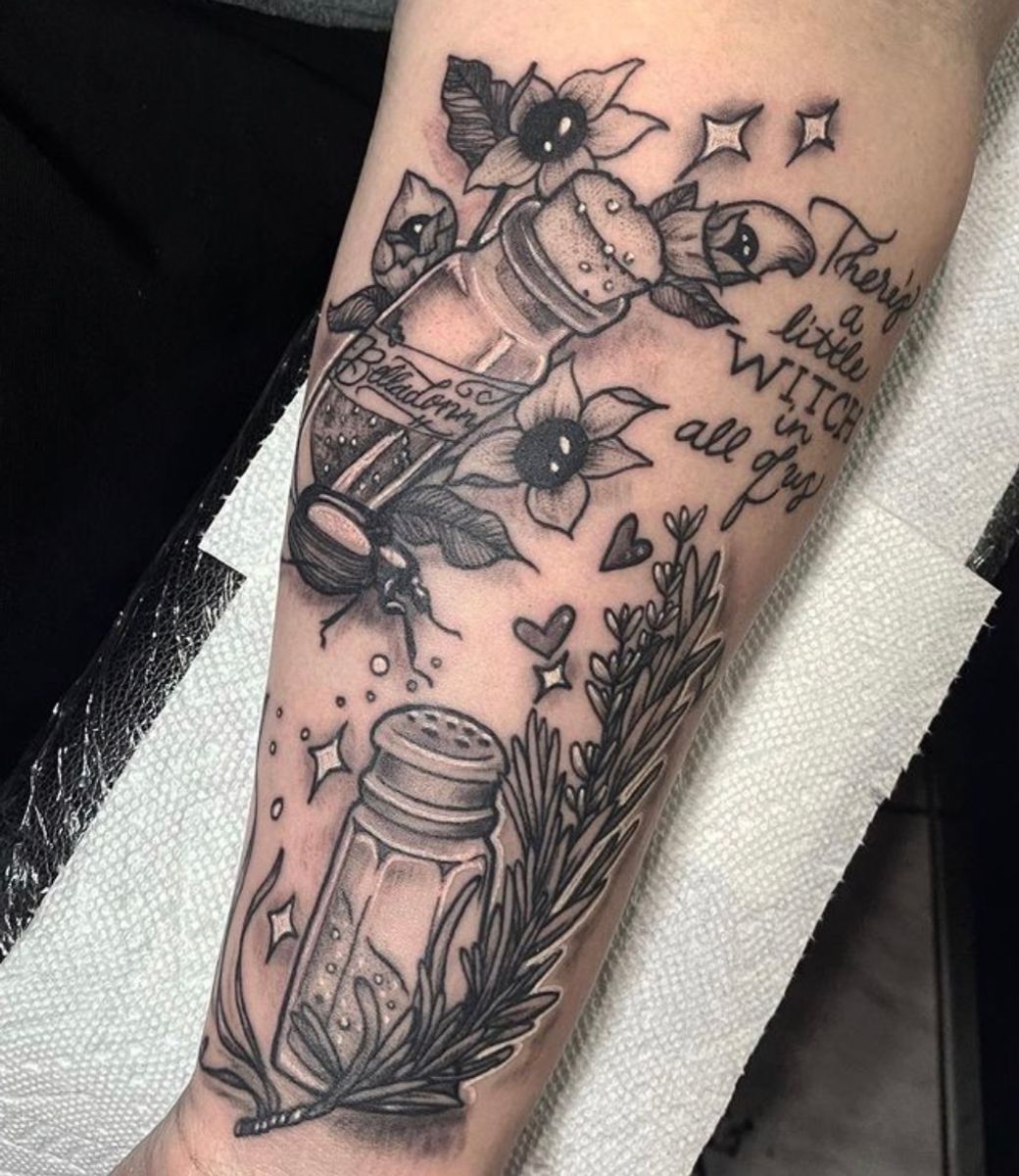 Tattoo uploaded by Jordan Pedigo • #practicalmagic #saltshaker # ...