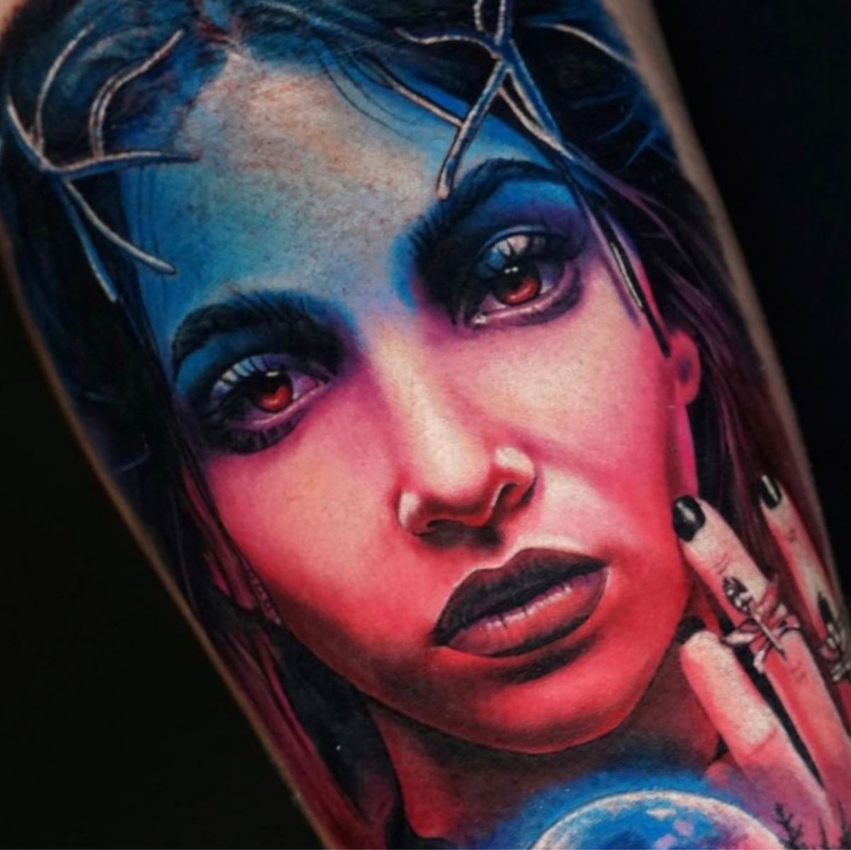 Tattoo uploaded by Noire Ink London • Colour portrait done by Josh Williams at Noire Ink London ...