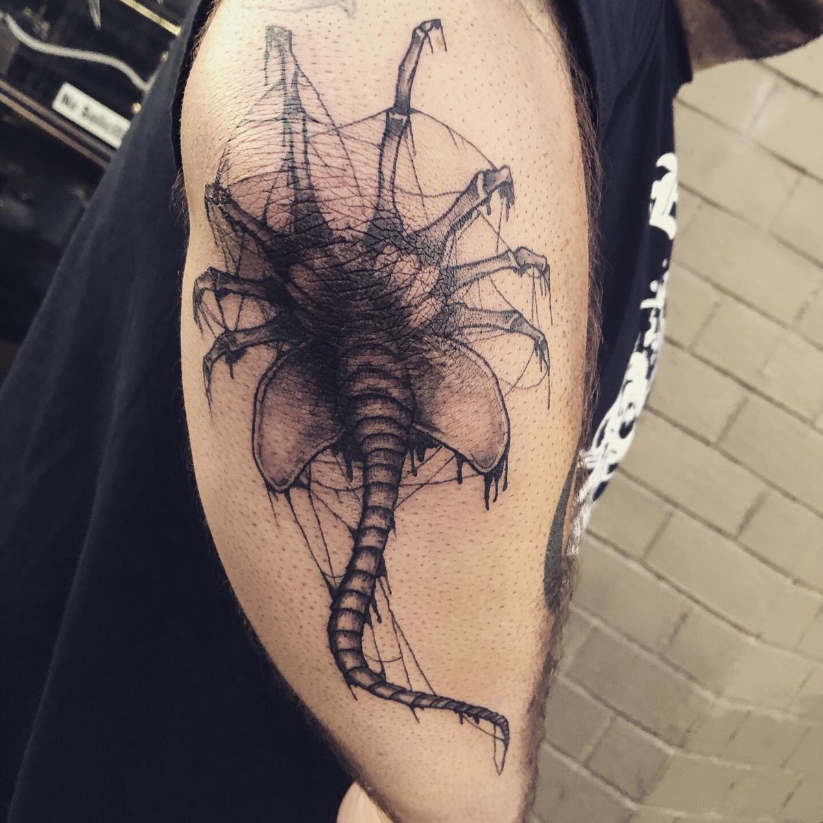 Tattoo uploaded by Amanda • Alien Facehugger • Tattoodo