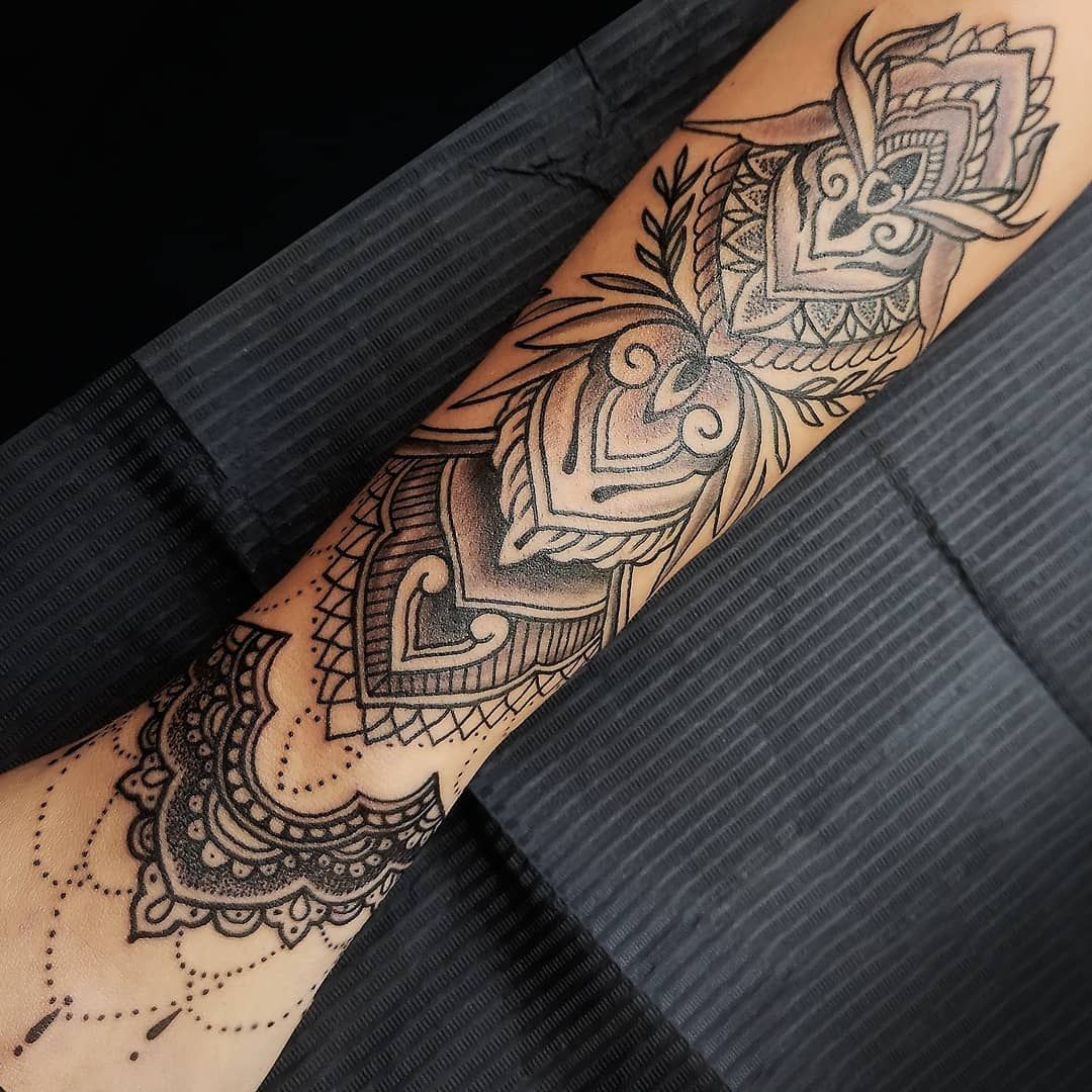 Mandala Arm Tattoos
