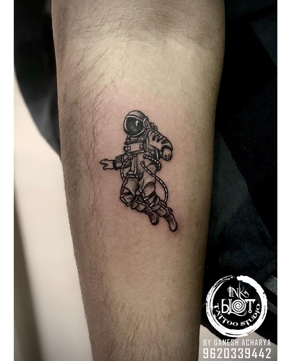 Tattoo uploaded by InkBlot Tattoo studio • Astronut tattoo by inkblot ...