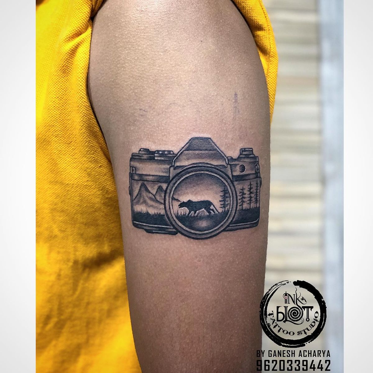 Tattoo uploaded by InkBlot Tattoo studio • Camera tattoo by inkblot ...