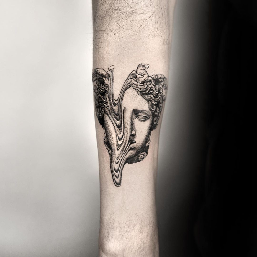 Illustrative Black & Gray Tattoo by Oek • Tattoodo