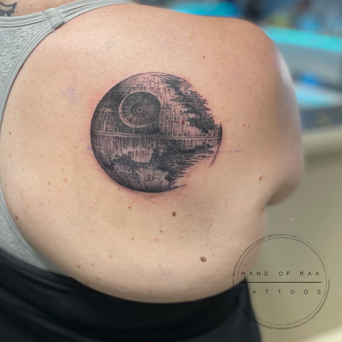 Tattoo uploaded by Raa • Death Start - Star Wars • Tattoodo