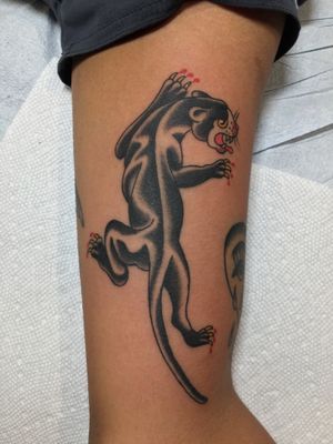 Tattoo uploaded by Gilbert Gonzalez • A crawling panther • Tattoodo