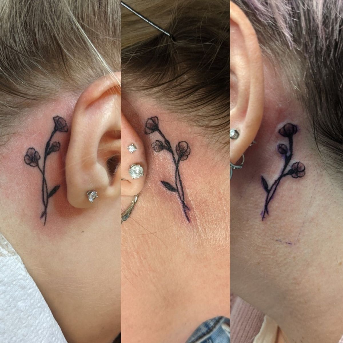 Tattoo uploaded by Draven Wolfe • Simple Floral bestie and generational ...