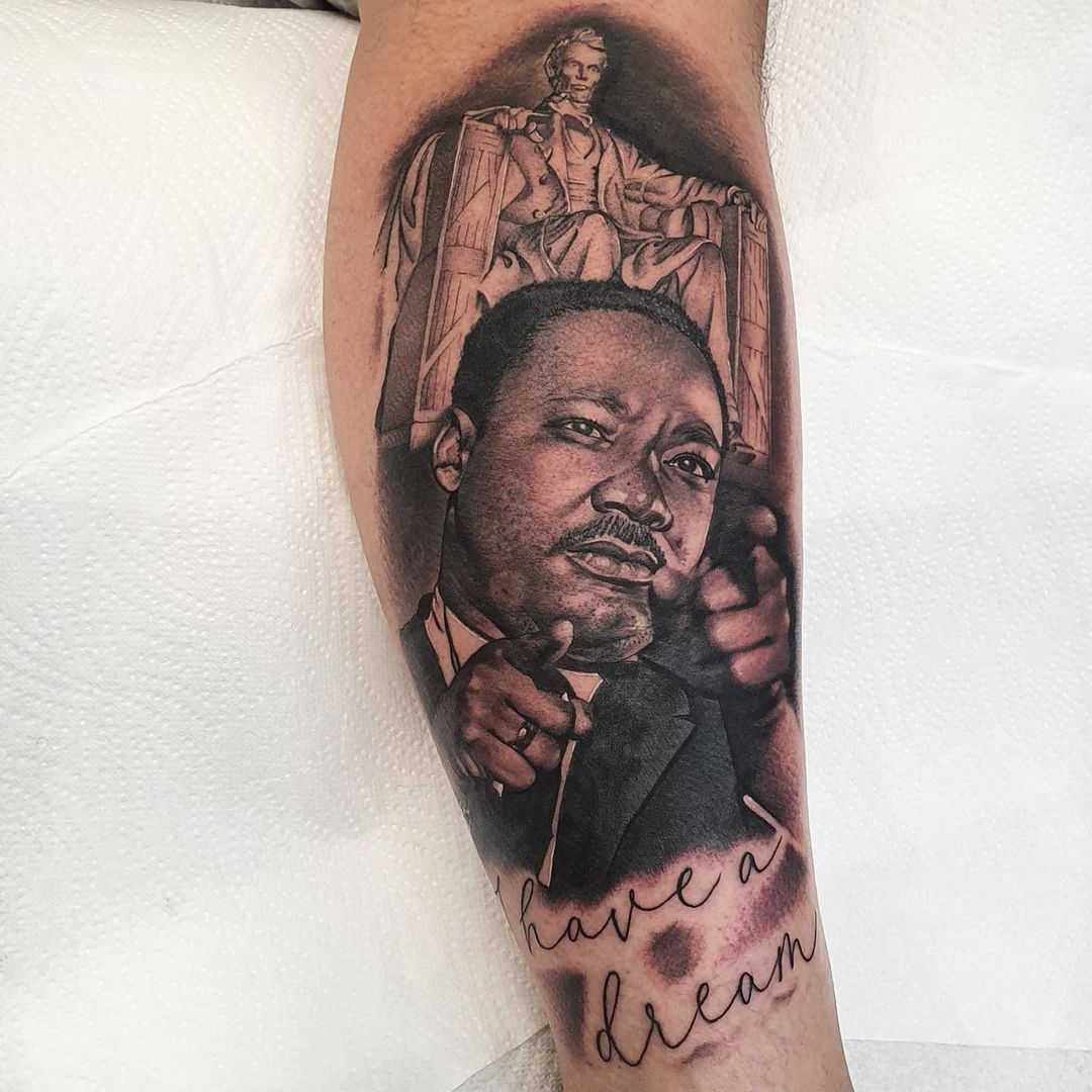 Martin luther king tattoo - Bronctattooaus.com