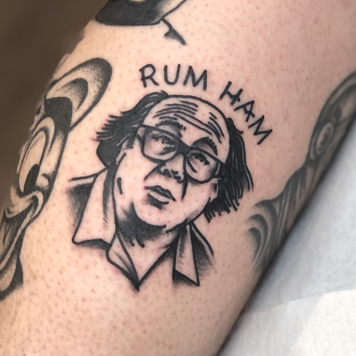 Tattoo uploaded by Phil Rossiter • Rum Ham, Danny DeVito from its ...