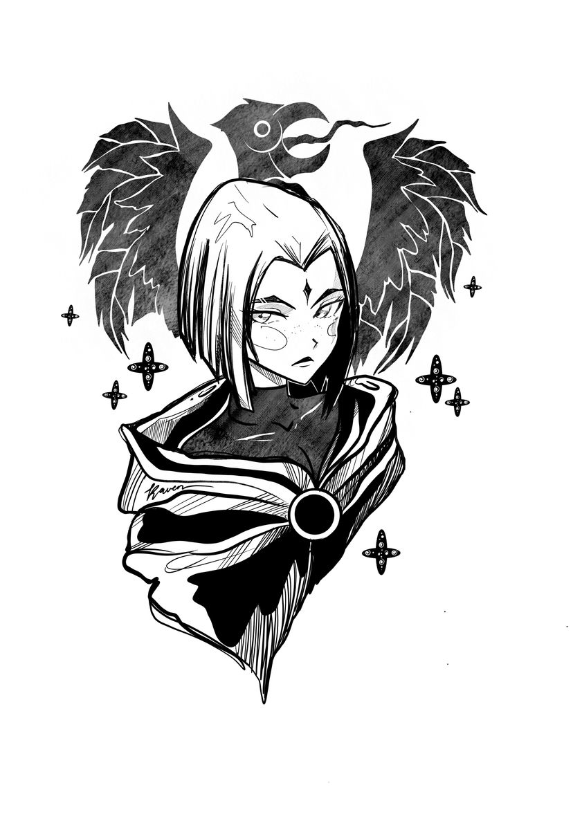 Tattoo uploaded by Bekka Ai • #raven #comic #dc #dark #illustration ...