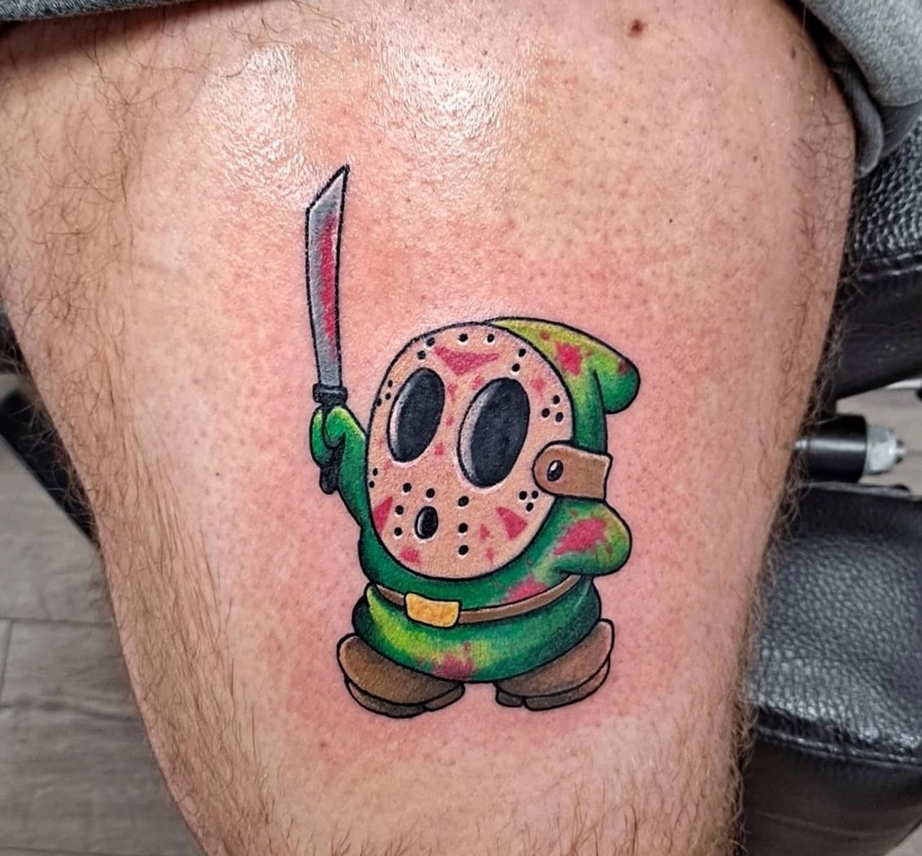 Tattoo uploaded by Hannah Forsythe • Shy Guy x Jason Vorhees was a ...