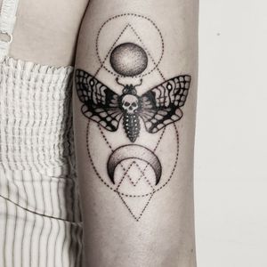 Tattoo uploaded by Denial Design • Death hawk moth • Tattoodo