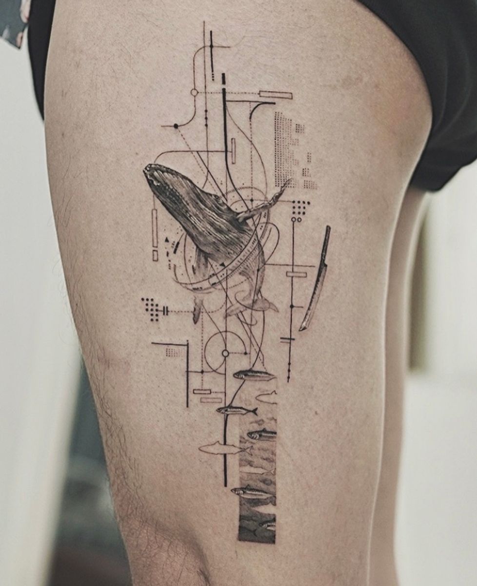 Tattoo uploaded by Winston_dyk • Whale for a chef • Tattoodo