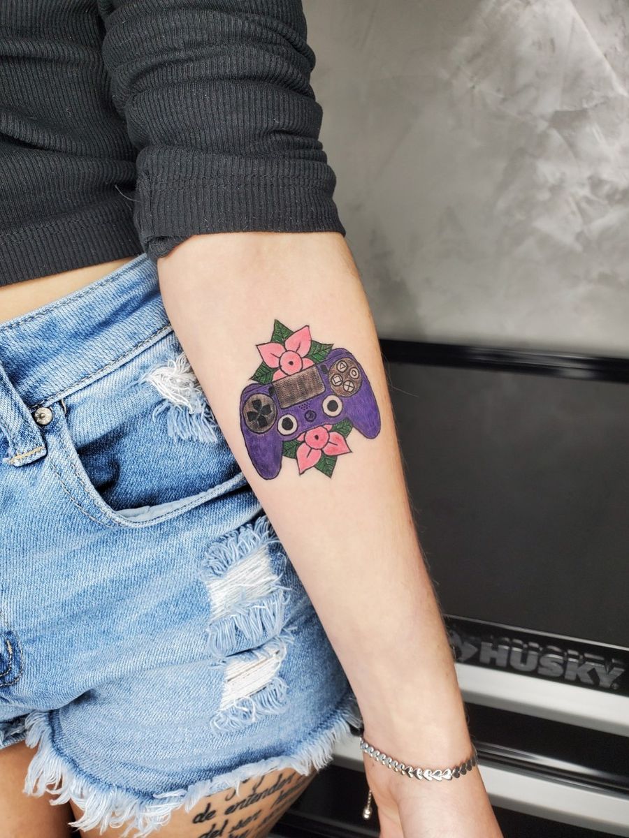 Tattoo uploaded by Redbeardtattoos • Ps5 controller #ps5 #gamertattoo # ...