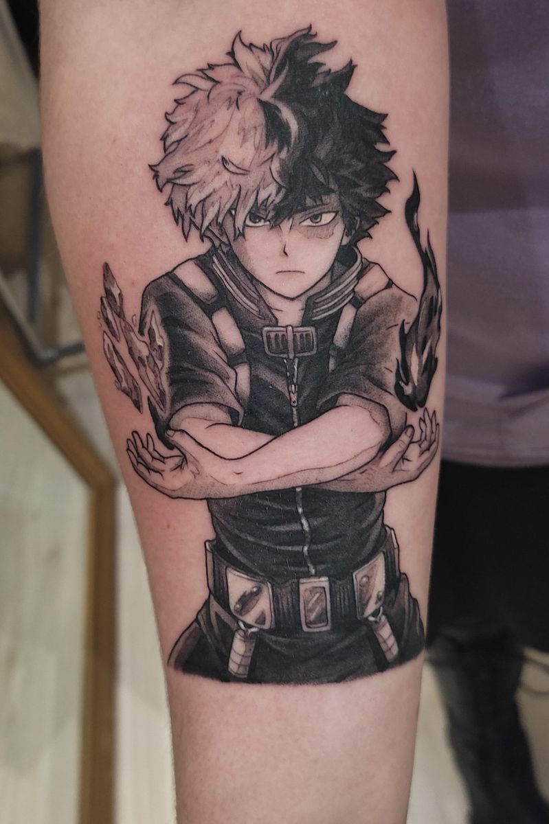 Tattoo uploaded by Laurine Leone • Shoto Todoroki 🔥 ️ #myheroacademia # ...