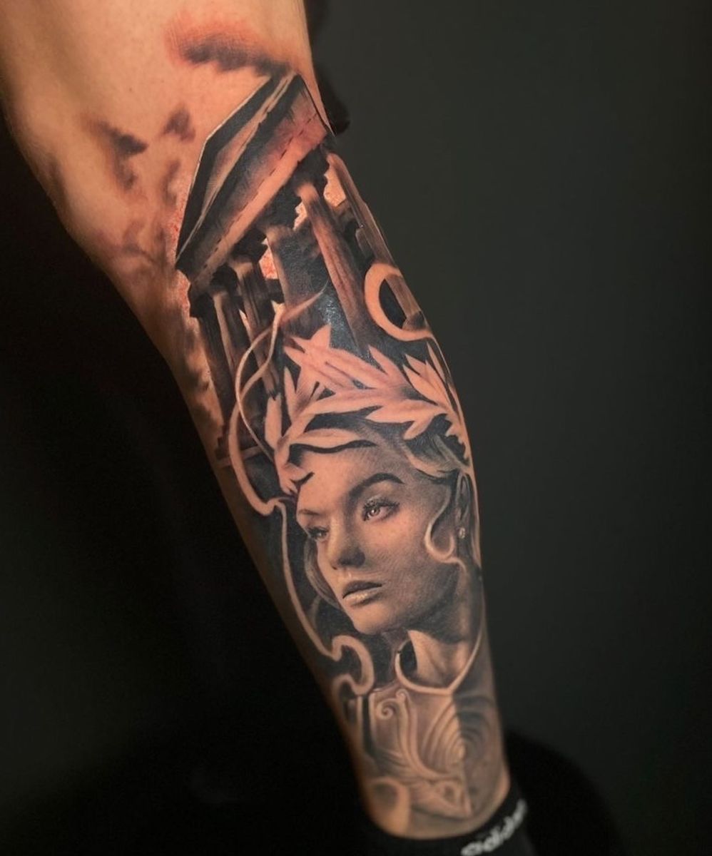 Tattoo uploaded by Clement Lachaux • Athenas / parthenon • Tattoodo