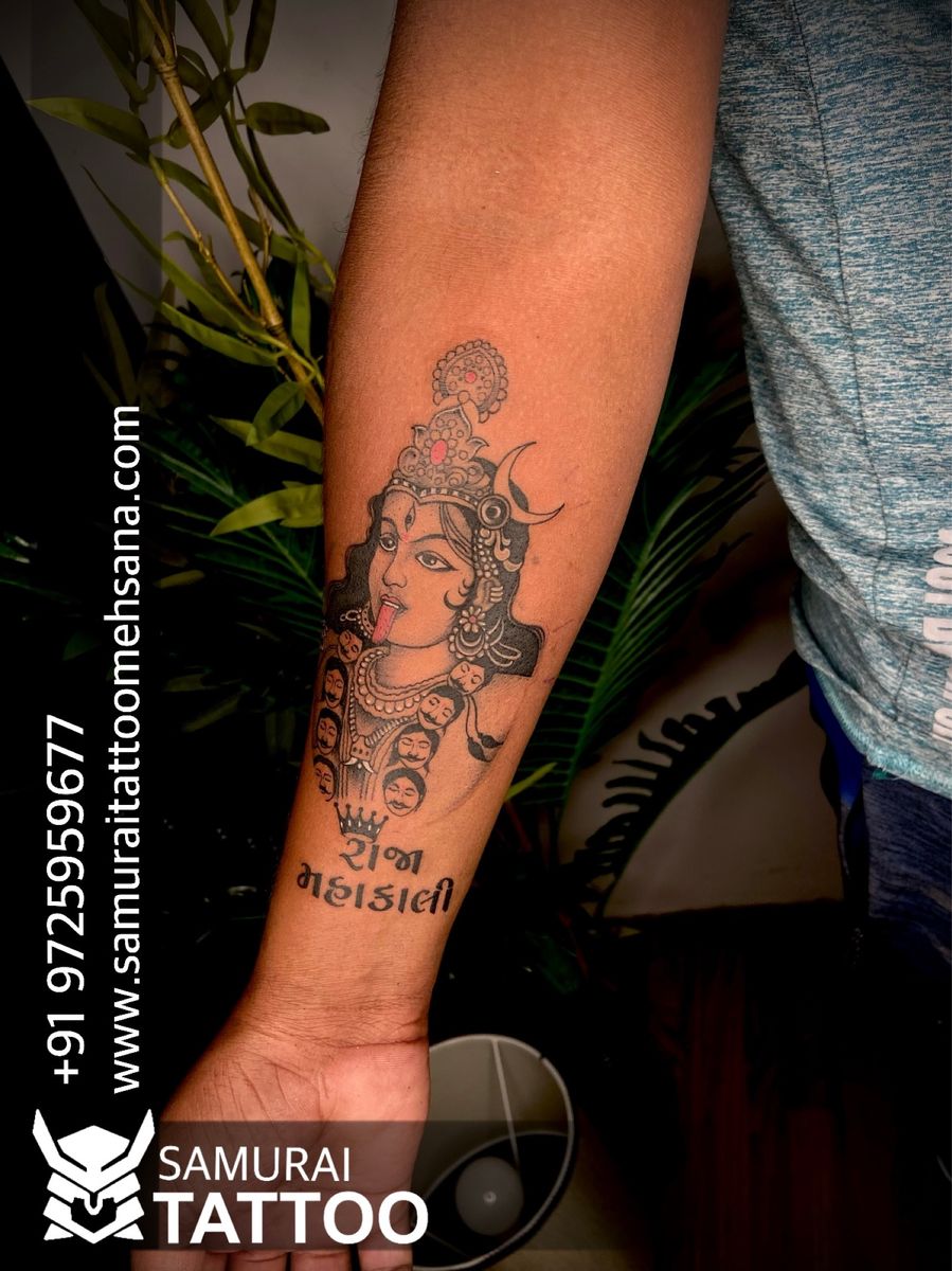 Tattoo uploaded by Samurai Tattoo mehsana • Mahakali name tattoo ...