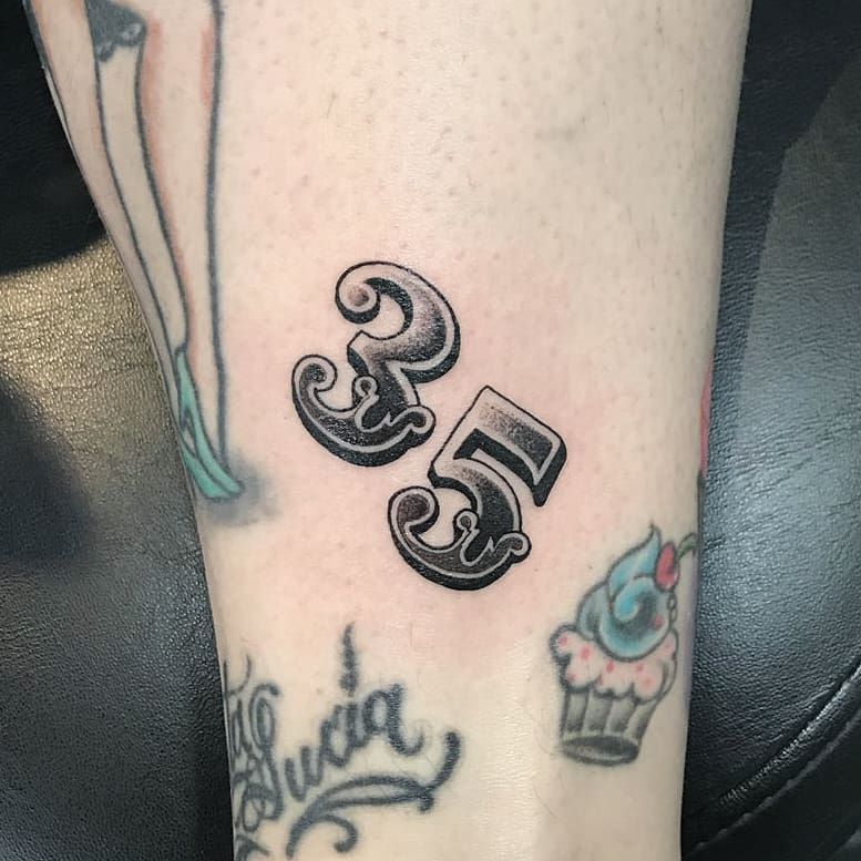 "35" Tattoo • Tattoodo