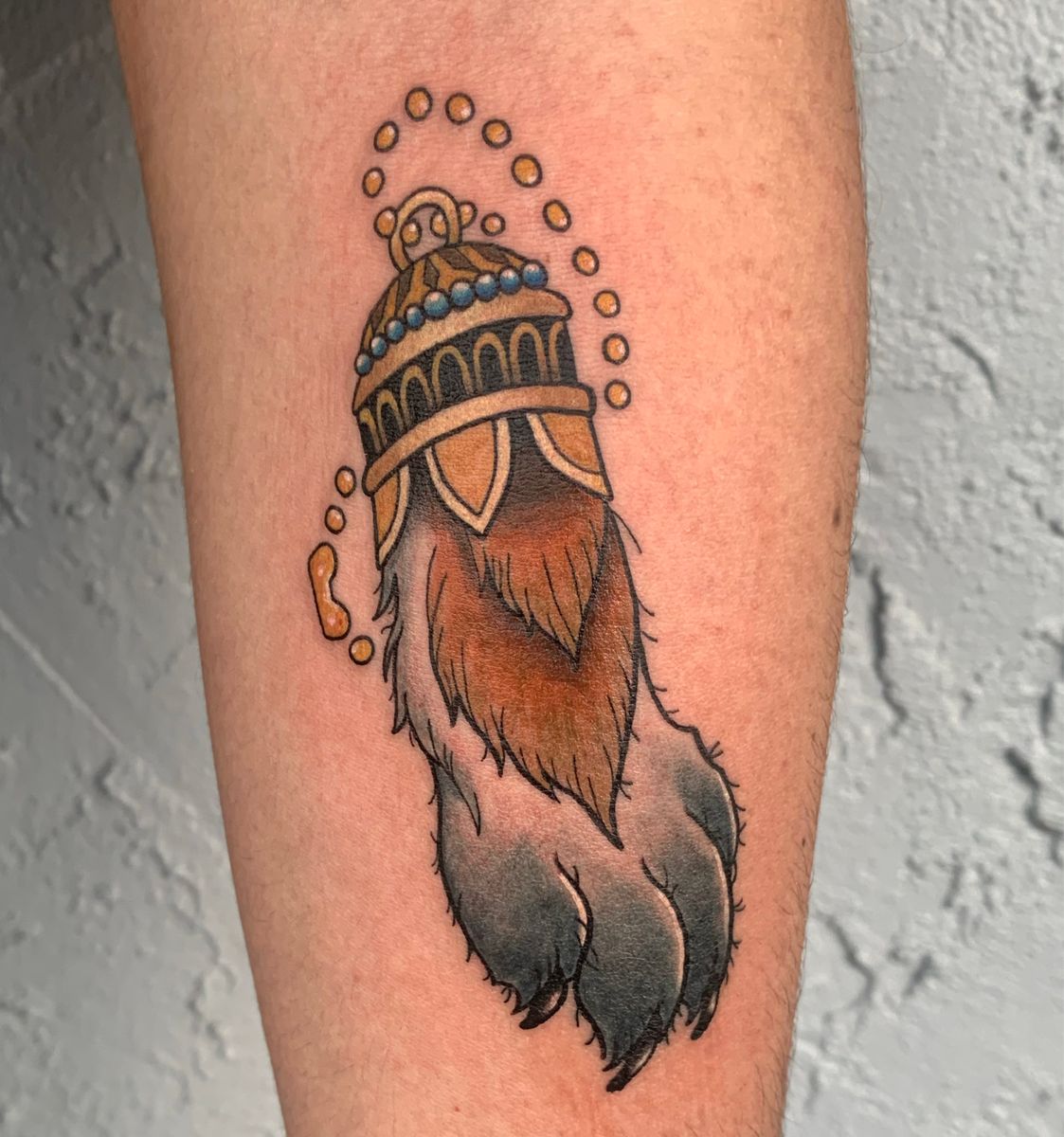 Tattoo uploaded by Marlon • Neo-Trad Rabbits Foot! • Tattoodo