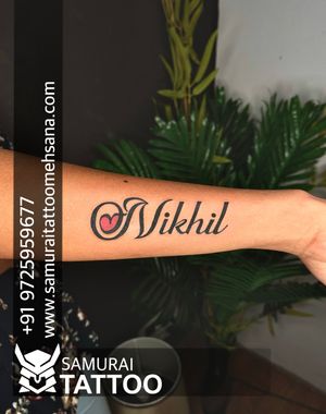 Tattoo uploaded by Vipul Chaudhary • nikhil name tattoo |Nikhil tattoo ...