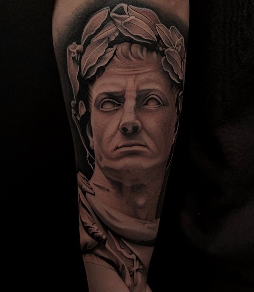 Tattoo uploaded by Jay • Julius Caesar to add to this full greek statue ...