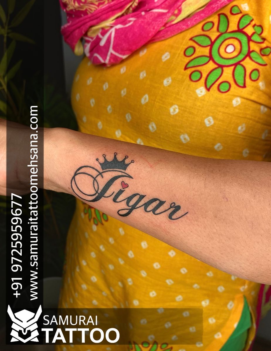 Tattoo uploaded by Vipul Chaudhary • Jigar name tattoo |Jigar name ...