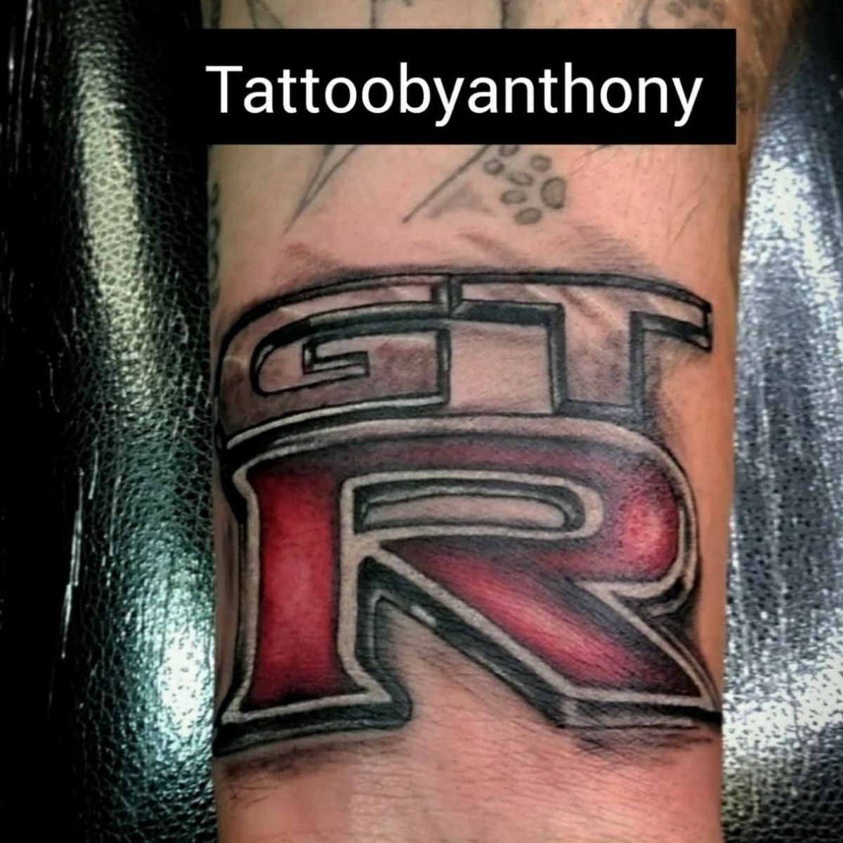 Tattoo uploaded by Tattoobyanthony • Gtr car logo . Tattoo by ...