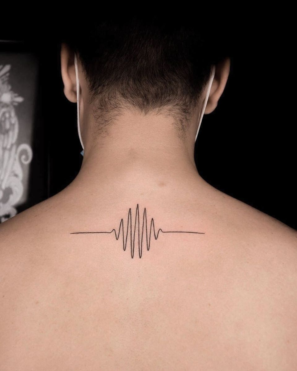 Tattoo uploaded by A Touch Of Ink • Tatuaj alb-negru cu linii A Touch ...