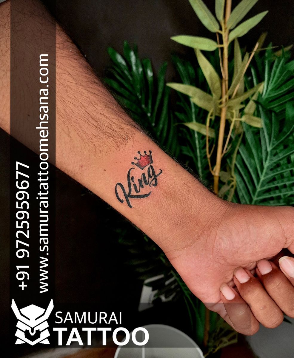 Tattoo uploaded by Vipul Chaudhary • King tattoo |King crown tattoo ...