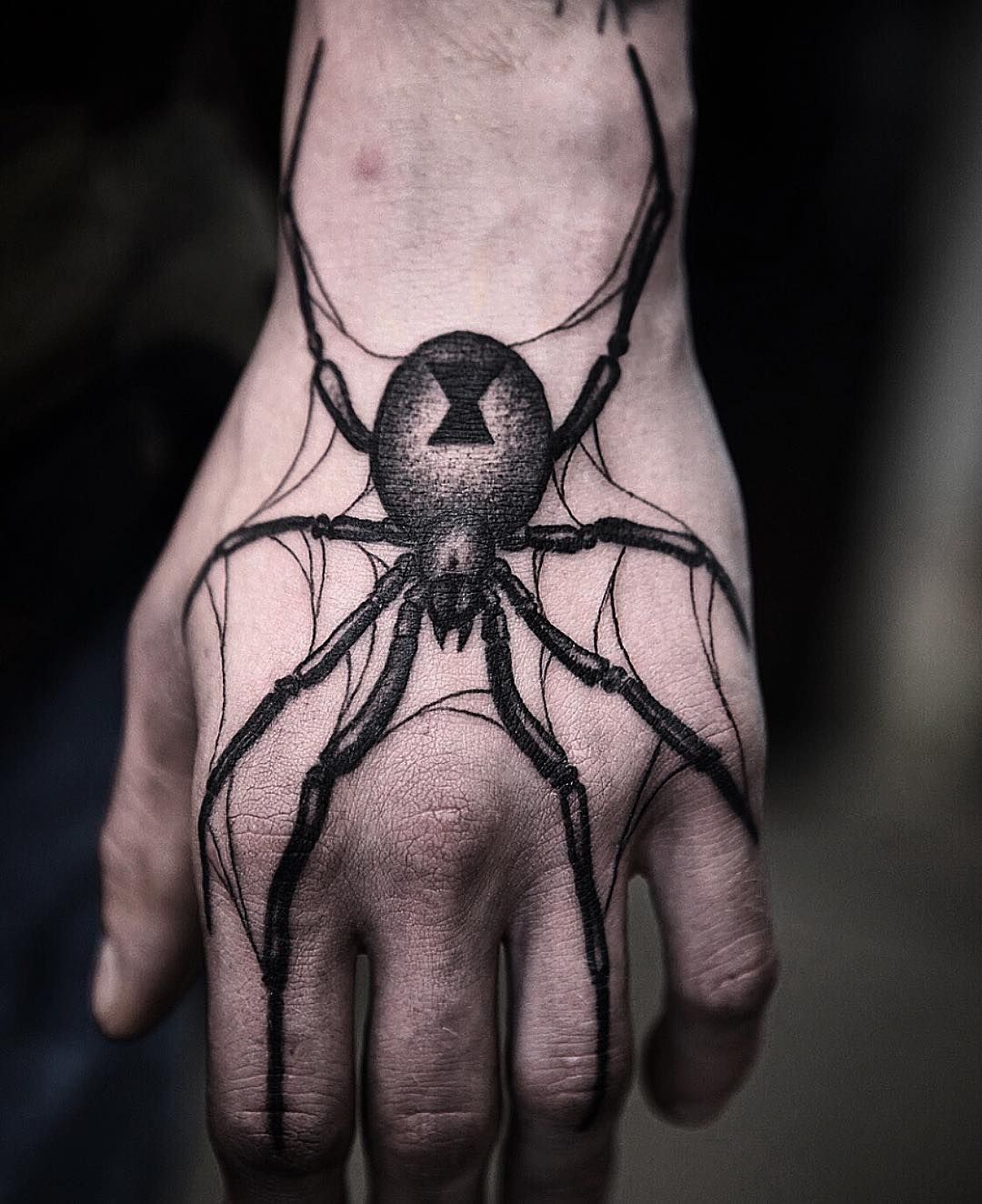 Illustrative Spider Hand Tattoo • Tattoodo