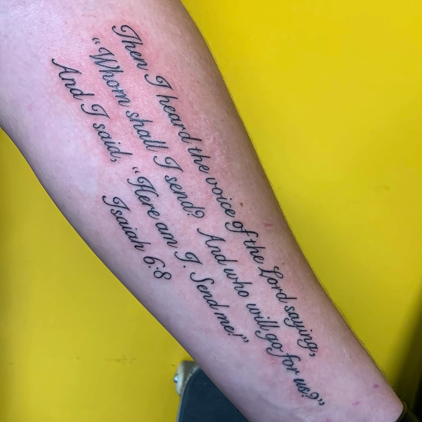 Isaiah 6 8 Tattoo