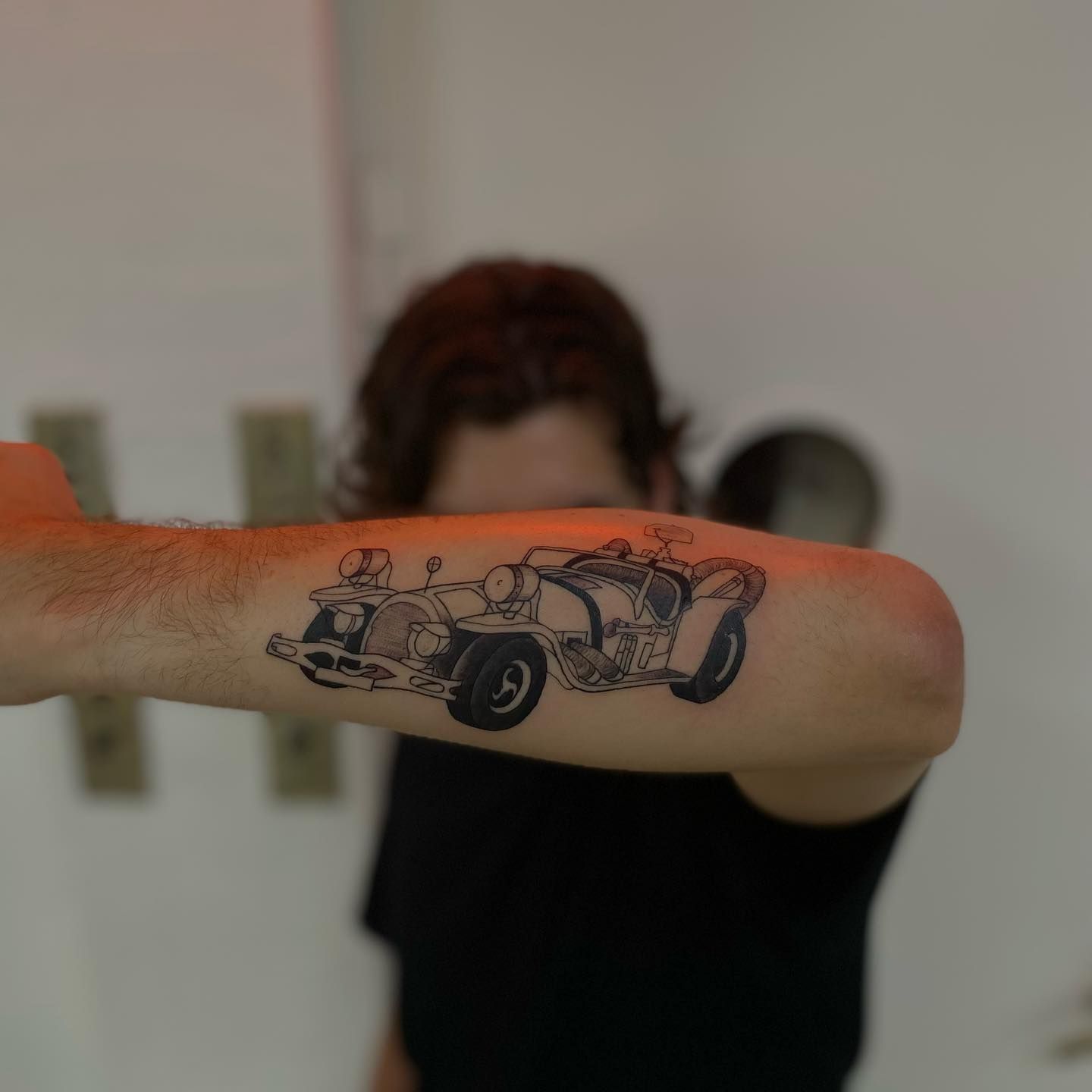 Sleek Car Forearm Tattoo • Tattoodo