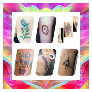 Tattoo uploaded by Amalia.tattoos • Colección de minis tattoos 🖤 • Tattoodo