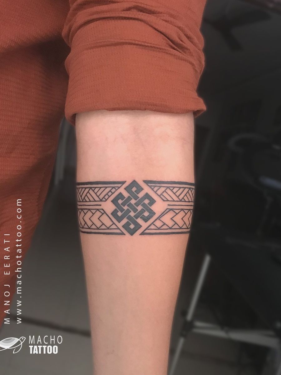 Tattoo uploaded by Ding Singh • Geometric Armband tattoos by Macho ...