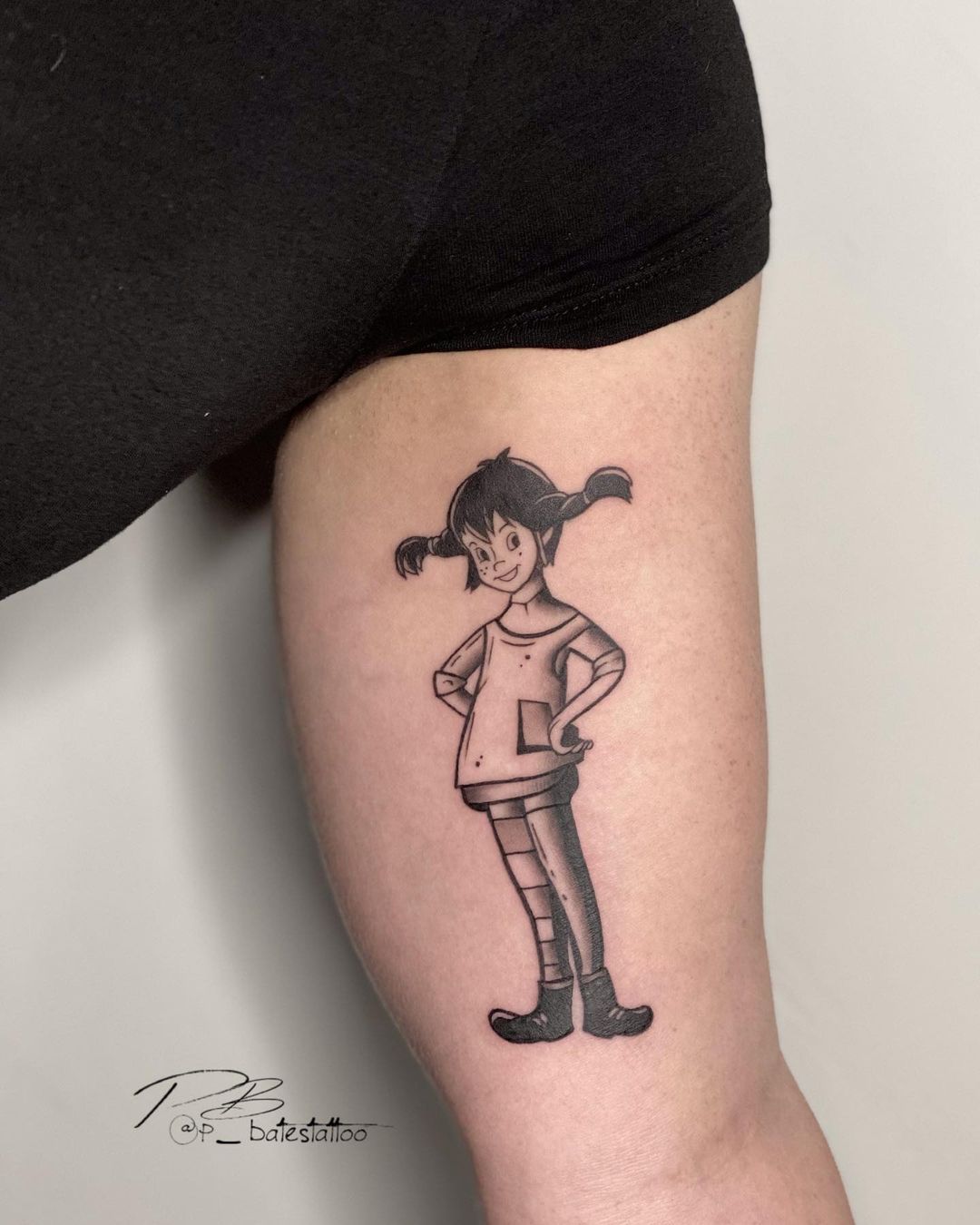 Illustrative Girl Tattoo by Patrick Bates • Tattoodo