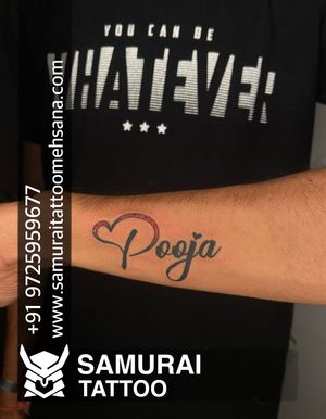 Tattoo uploaded by Vipul Chaudhary • Pooja name tattoo |pooja tattoo ...